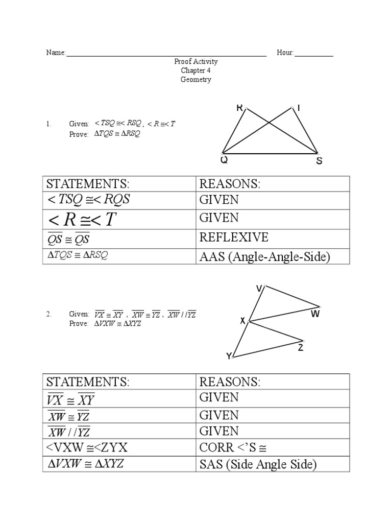 Proof Project | PDF | Elementary Geometry | Triangle Geometry