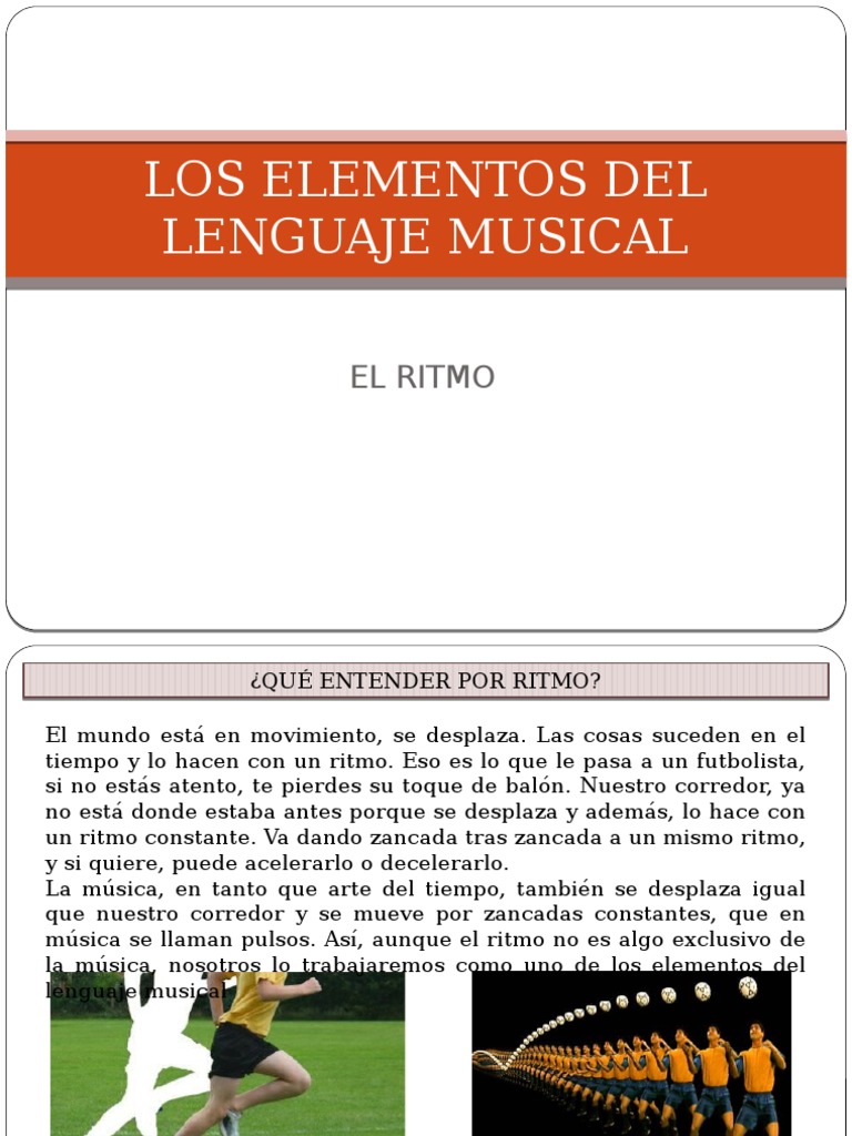 Elementos del Ritmo Musical | PDF | Tempo | Ritmo