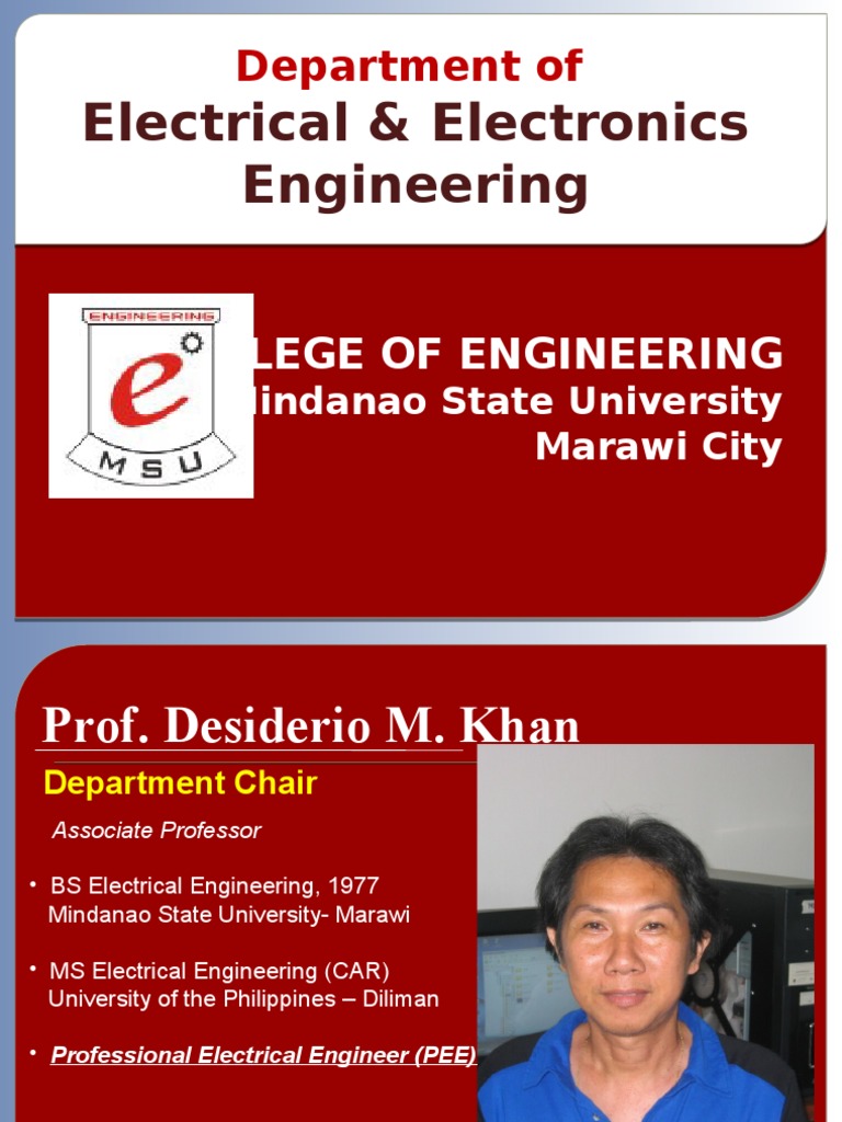 EEE-Faculty Msu Main | PDF | Electrical Engineering | Electronics