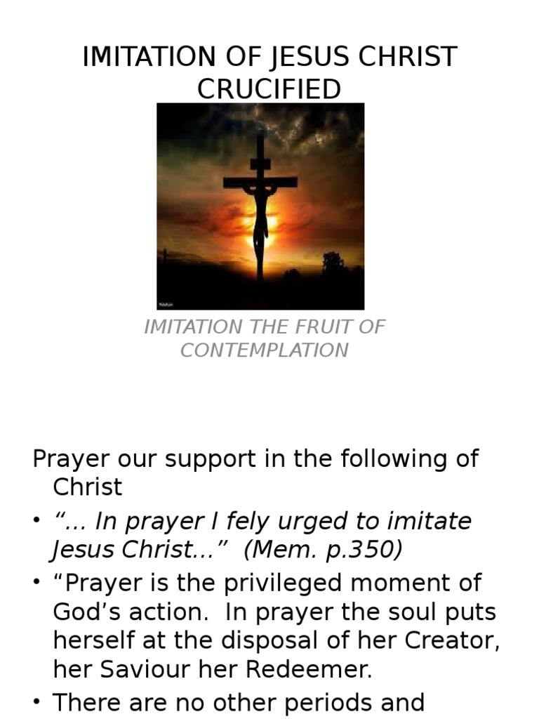 Imitating Christ: Humility and Love | PDF | Mary Magdalene | God The Father