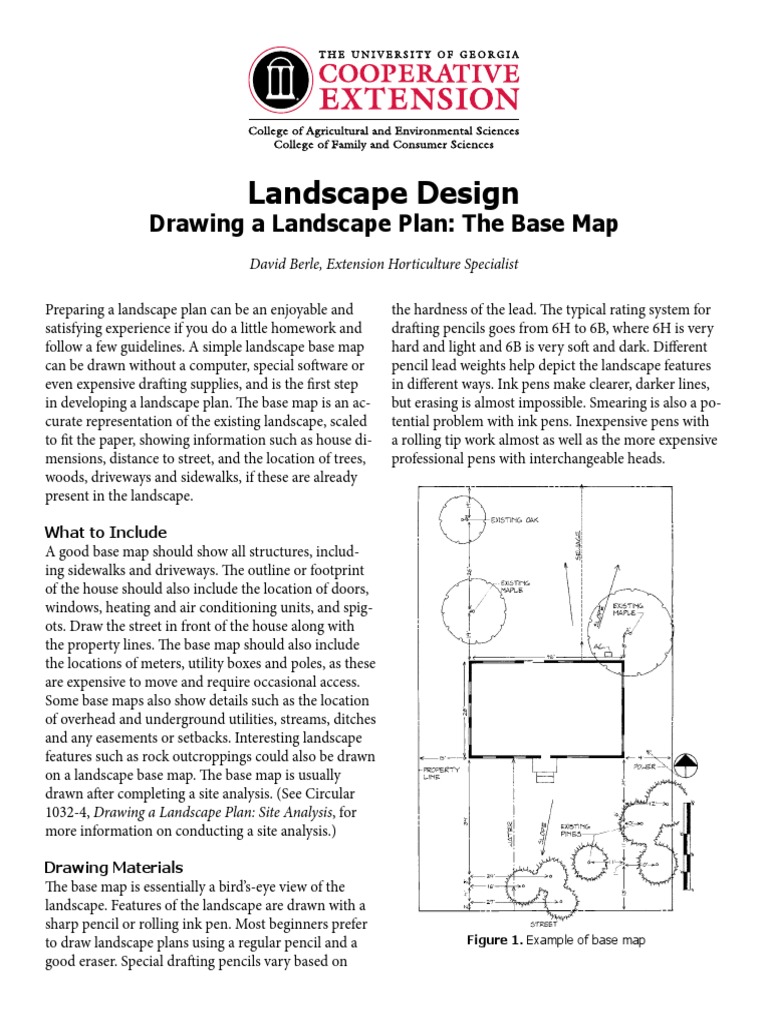 Landscape Design | PDF | Map | Technical Drawing