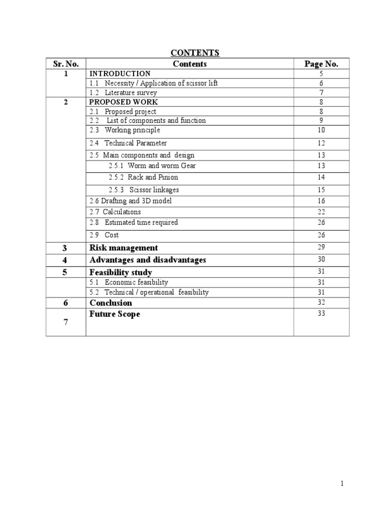 Scissor Lift Design and Analysis Report | PDF | Gear | Elevator