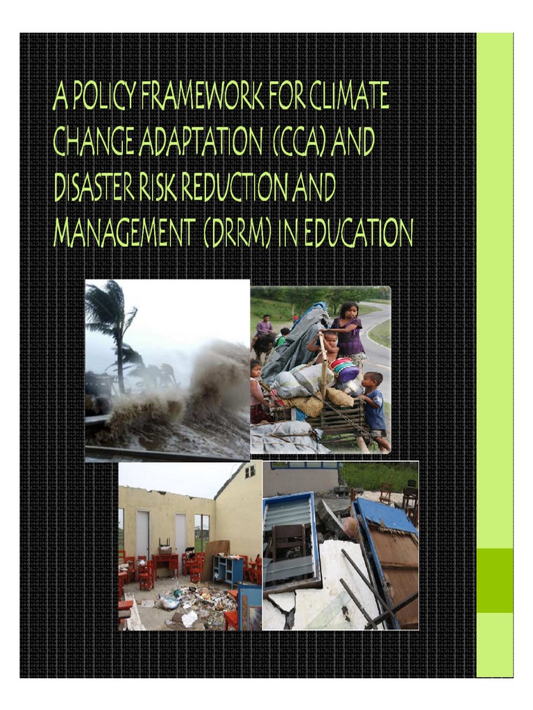 DRRM Policy Framework for CCA and DRRM in Education | Day Care | Curriculum
