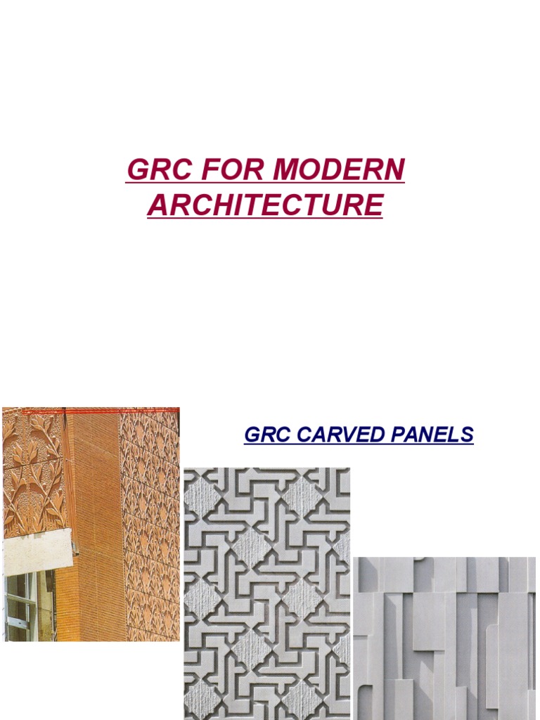 GRC Architectural Design Solutions | PDF