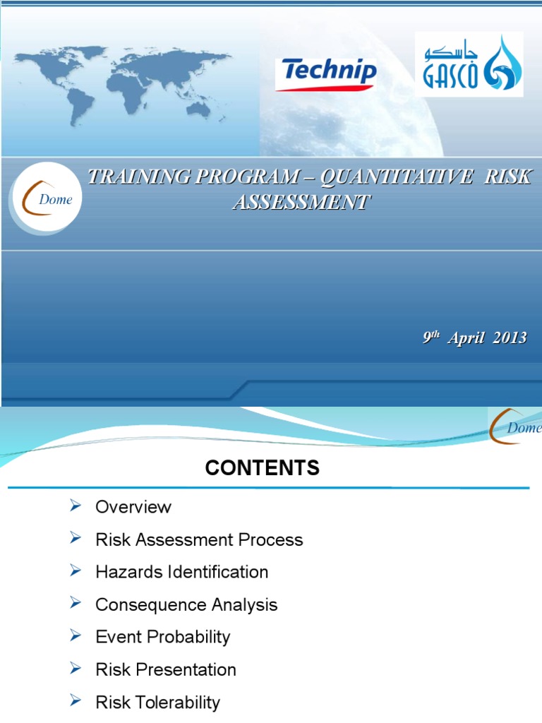 QRA - Presentation | Fires | Risk