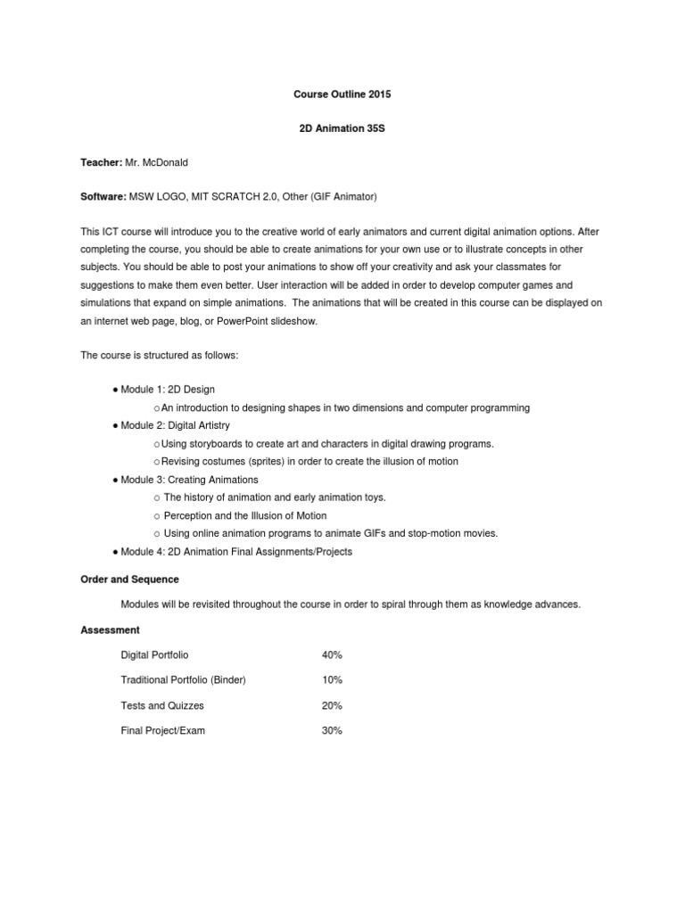 PM 2D Animation | PDF