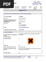 Alpacon Descalant Offshore Safety Data | PDF | Dangerous Goods | Toxicity