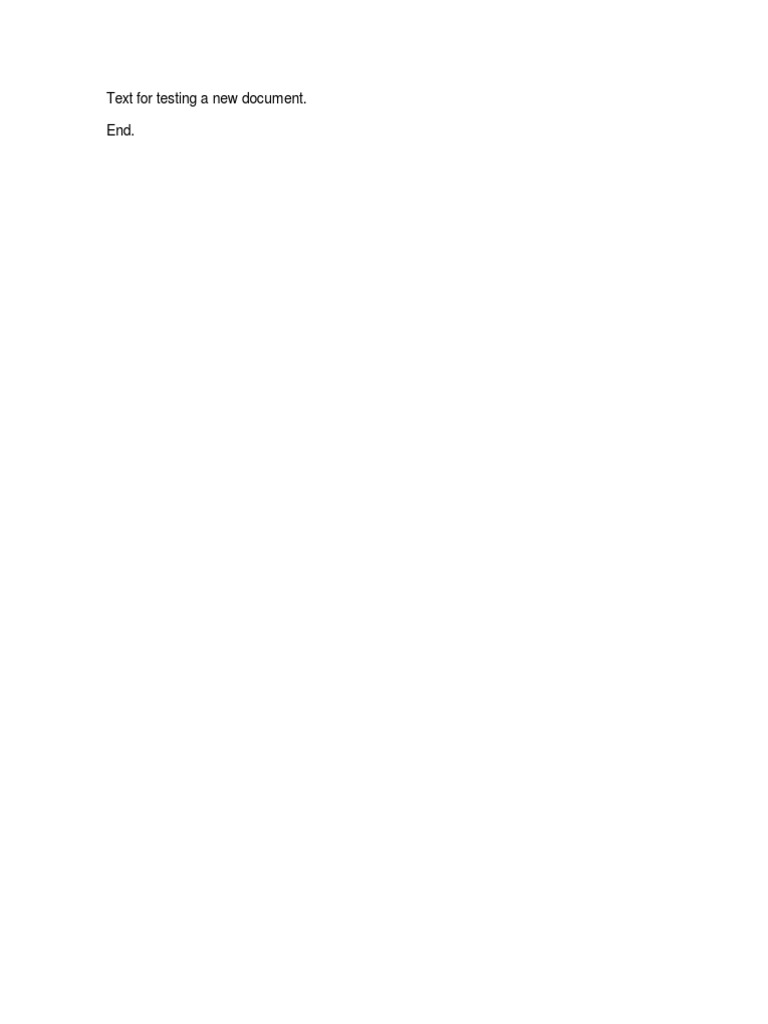 Document For Testing 2 | PDF