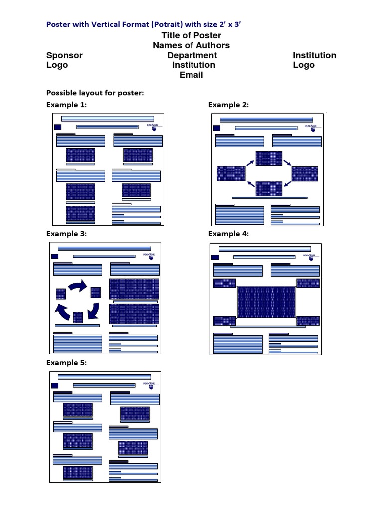 Academic Poster Layout Guide | PDF | Computers