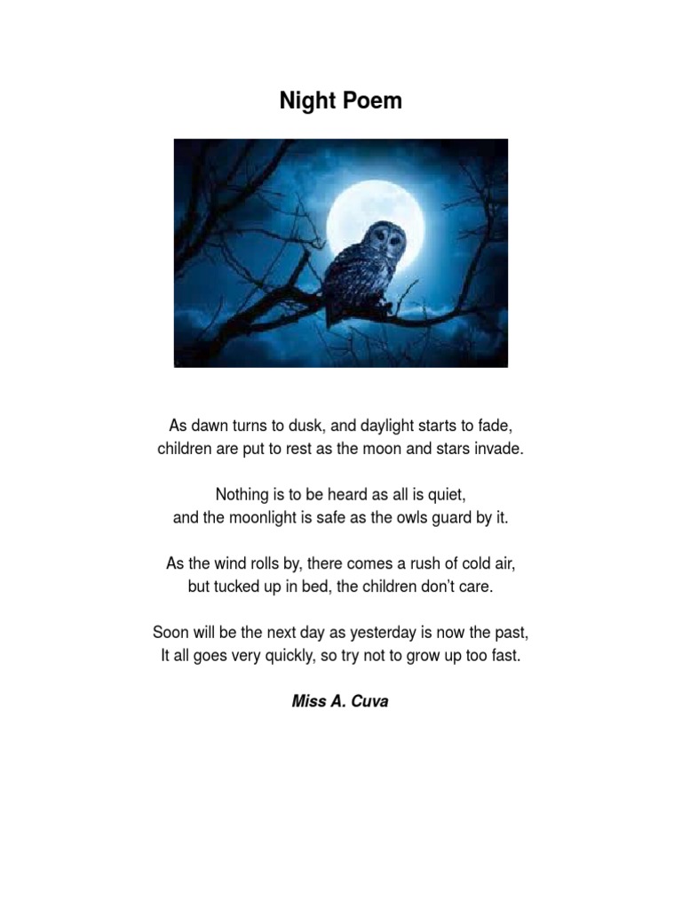 Night Poem | PDF