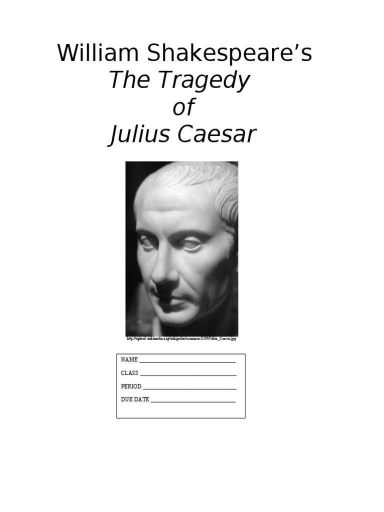 Julius Caesar Stdy Packet | PDF | Marcus Junius Brutus The Younger ...