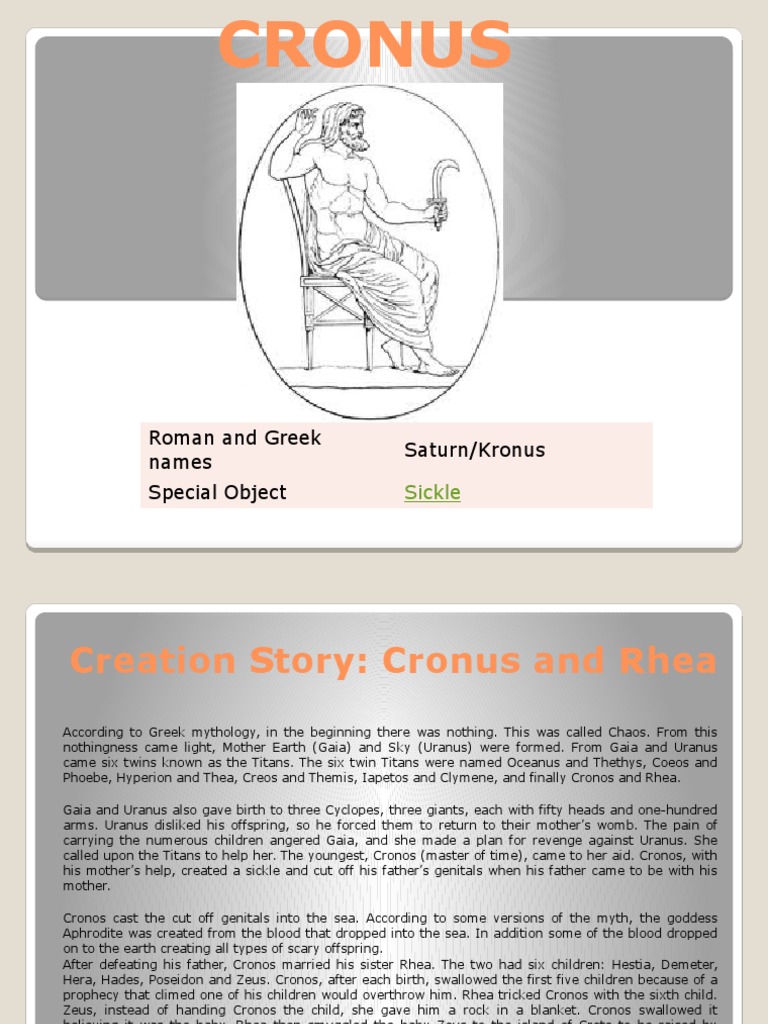 Roman and Greek Names Saturn/Kronus Special Object: Sickle | Download ...