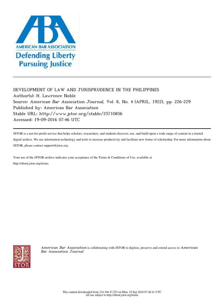 American Bar Association American Bar Association Journal | PDF ...