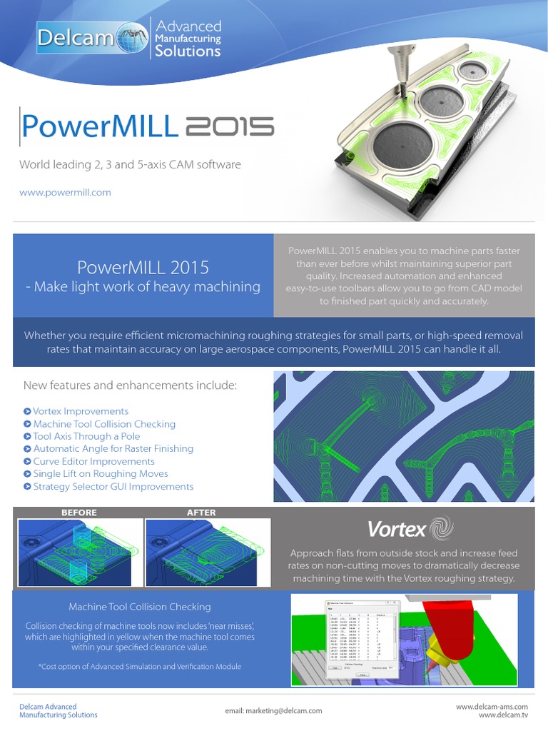 PowerMILL 2015 R1 WhatsNew | PDF | Machine Tool | Engineering