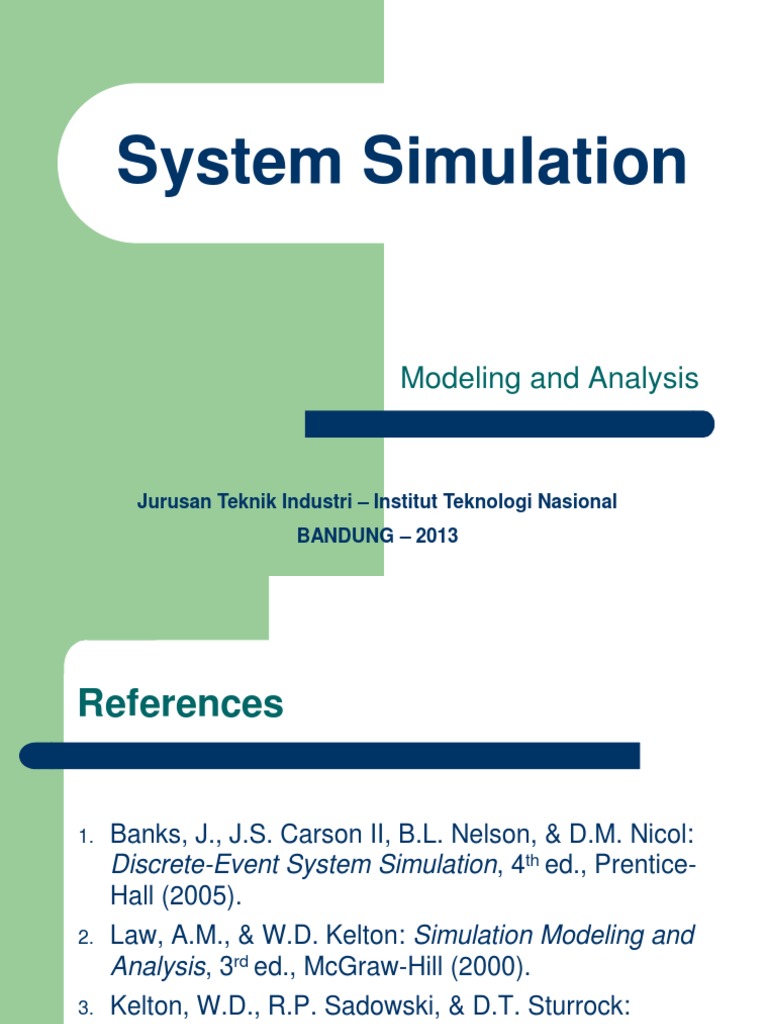 01 - System Simulation | PDF | Simulation | Microsoft Excel