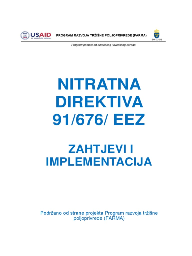 Nitratna Direktiva | PDF
