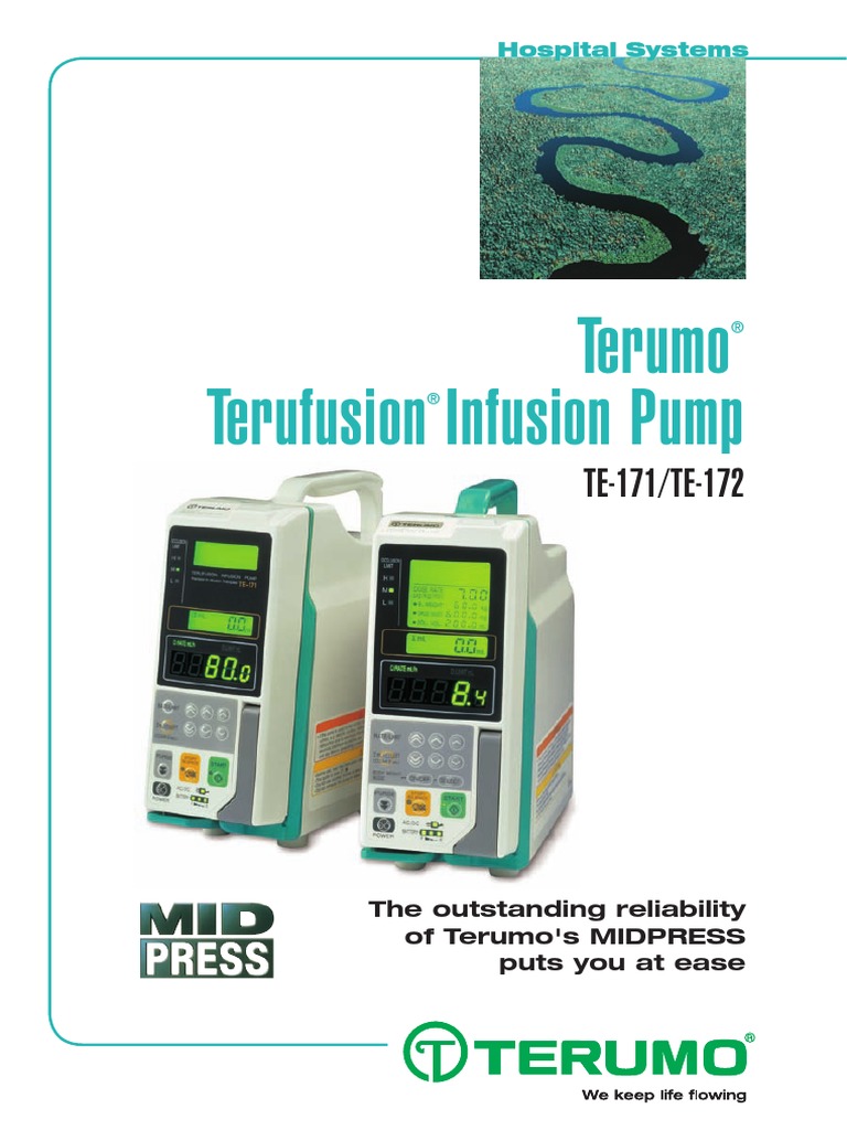 bomba terumo.pdf | Intravenous Therapy | Battery (Electricity)