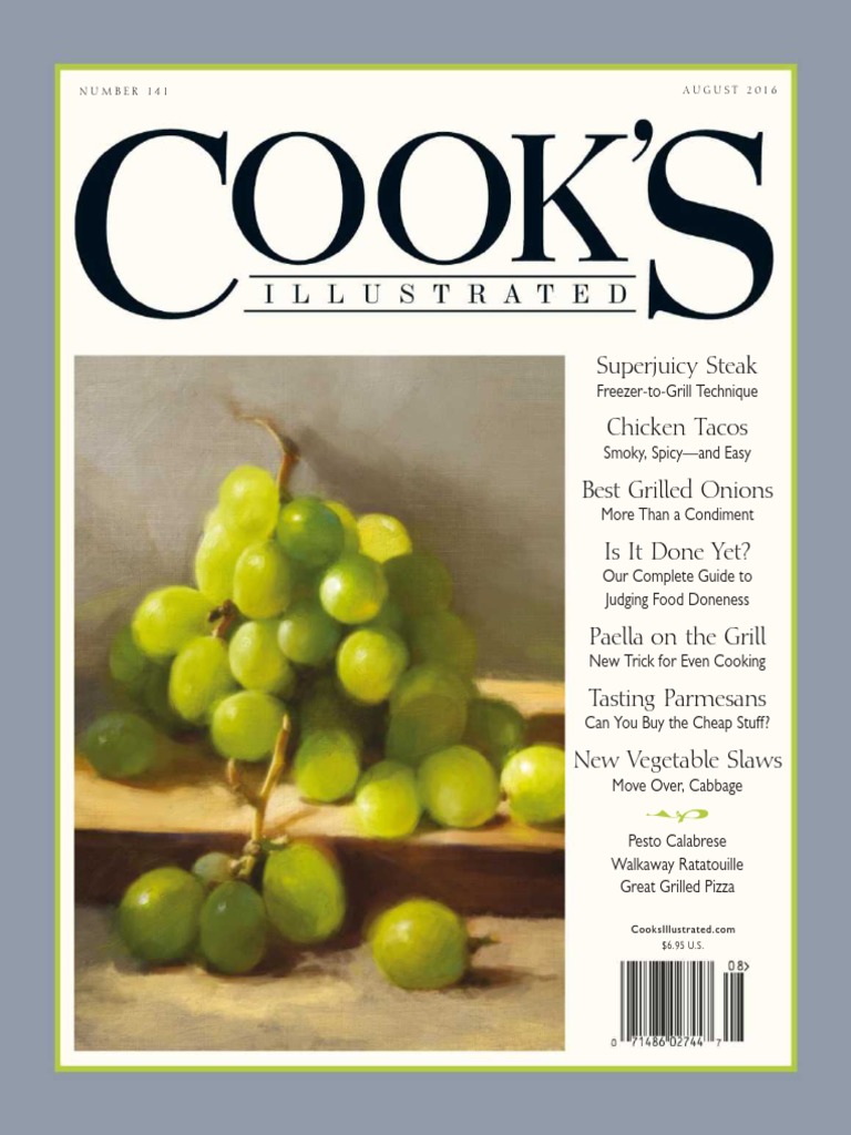 Cook's Illustrated - August 2016 | Download Free PDF | Barbecue Grill ...