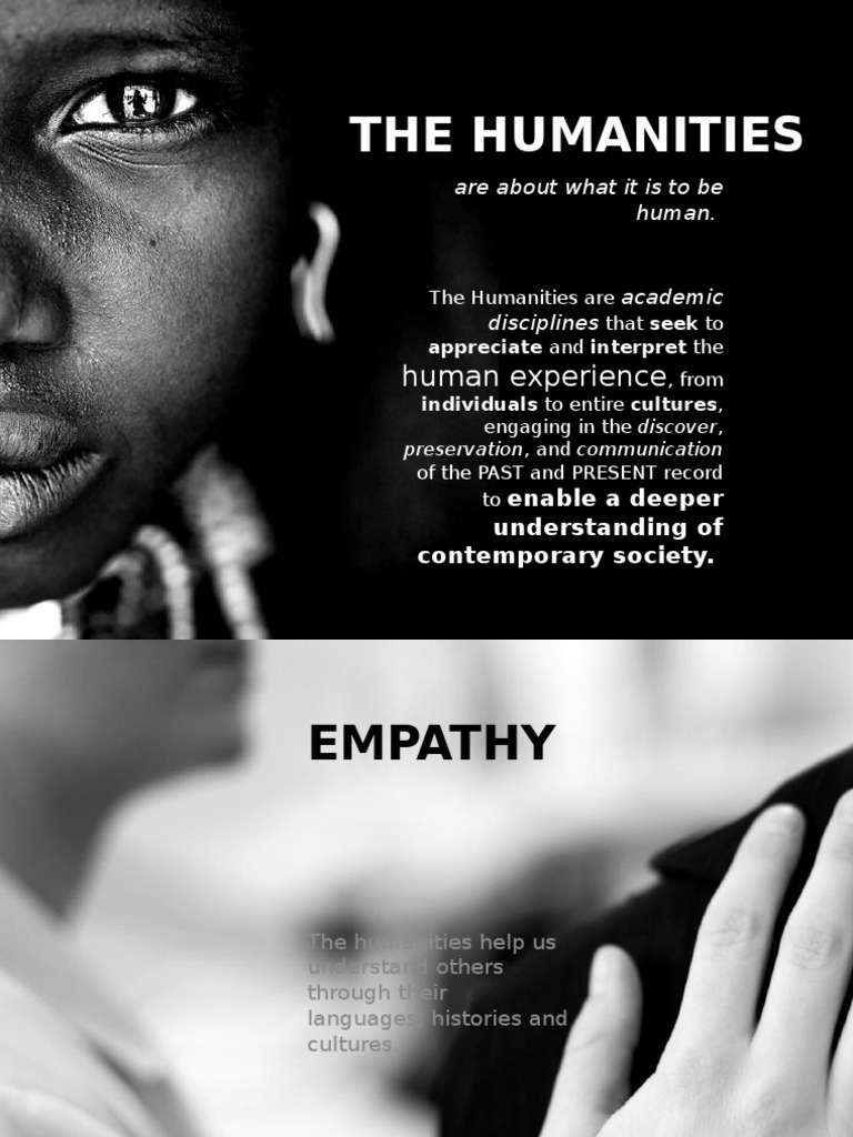 The Importance Of Studying The Humanities Pdf