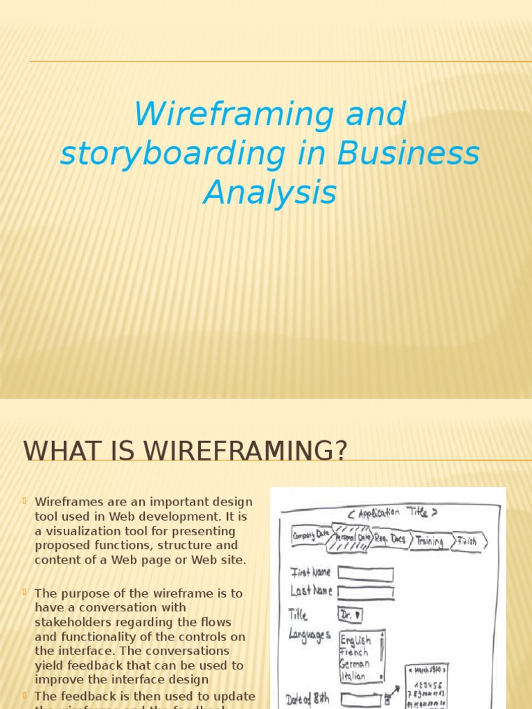 Wireframing and Storyboarding in Business Analysis: Visual Tools for ...