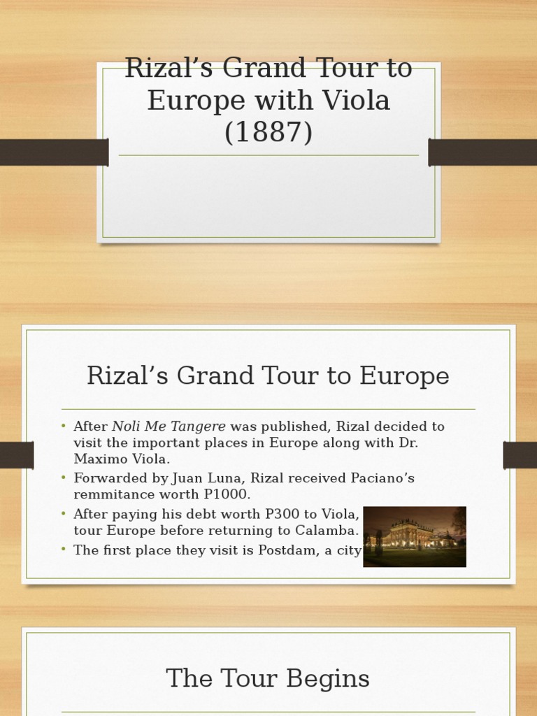 Rizal's Grand Tour To Europe With Viola (1887) | PDF | Rome