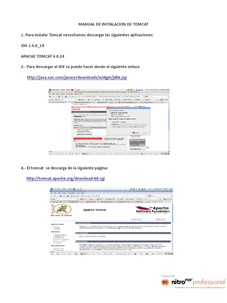Apache Tomcat | PDF | Java (lenguaje de programación) | Sistema de archivos