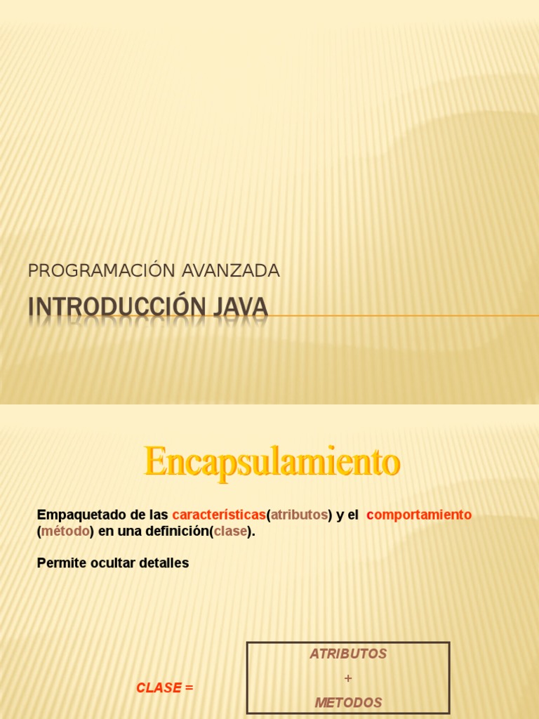 Introducción A Java Pdf C Java Lenguaje De Programación