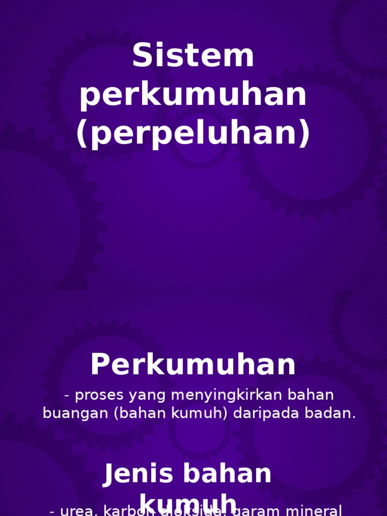 Sistem Perkumuhan (Perpeluhan) | PDF