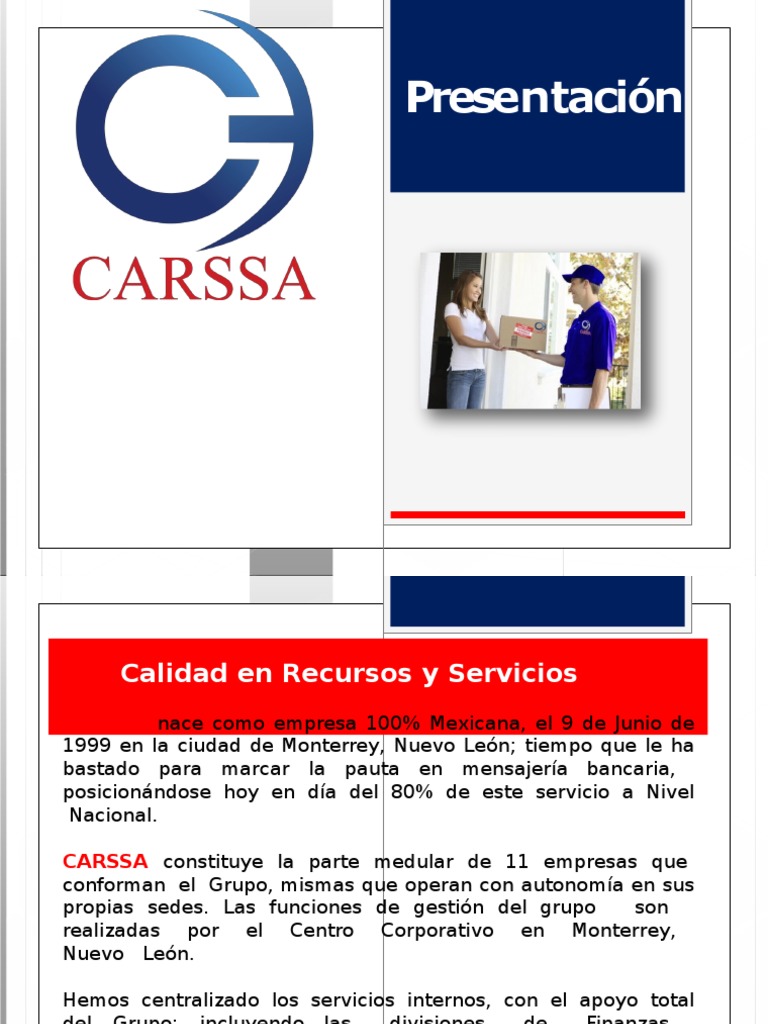 Presentacion CARSSA 2015-Power | PDF | Logística | Economias