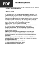 Missing View Problems in Engineering Drawing | PDF | Teaching Methods ...