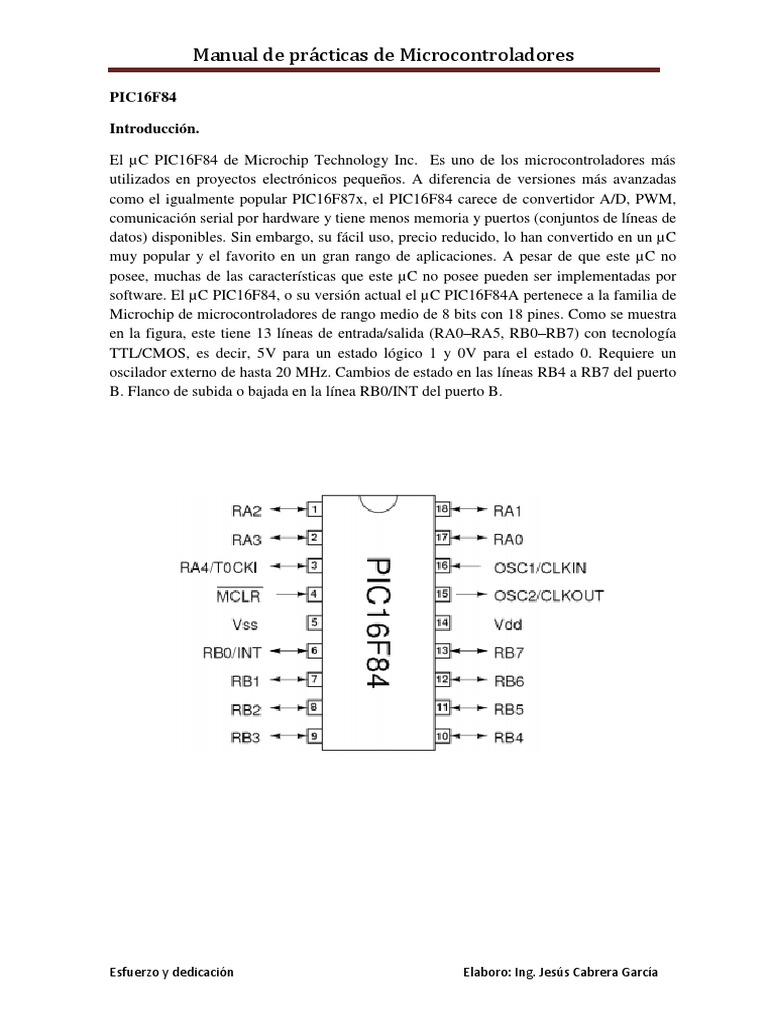 Manual de Prácticas de Microcontroladores | PDF | Microcontrolador | Compilador
