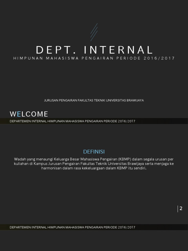Departemen Internal HMP FT-UB | PDF