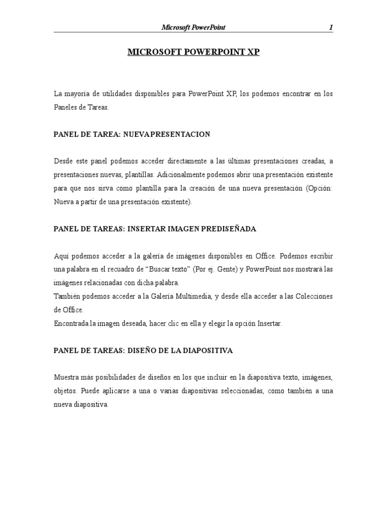 Microsoft Power Point XP | Descargar gratis PDF | Microsoft PowerPoint ...