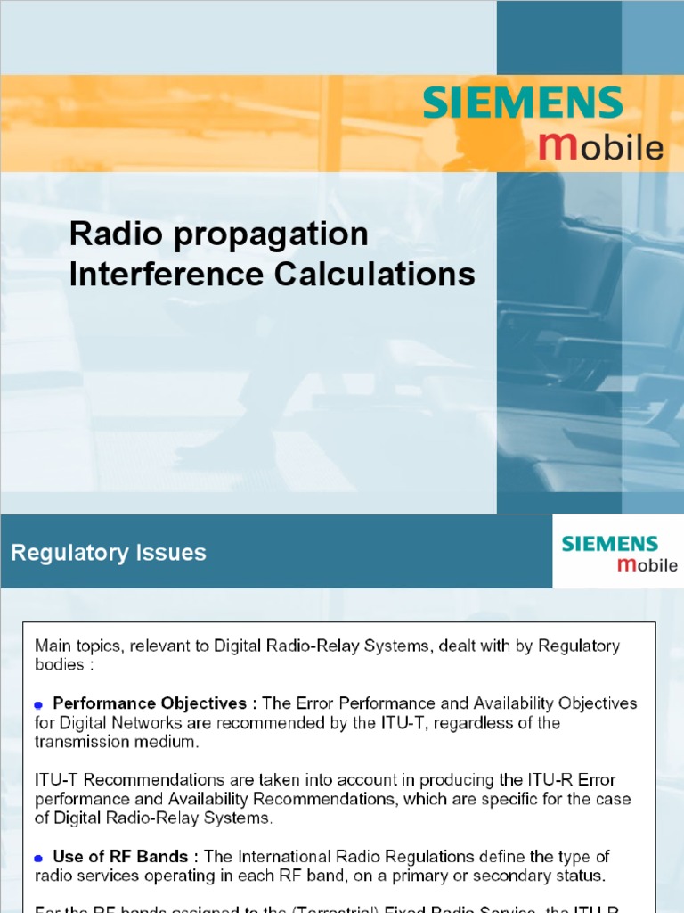 Radio Propagation Interference Calculations | PDF