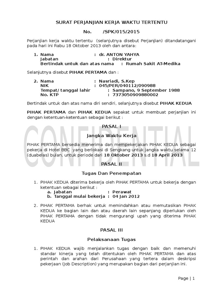 SPKWT Atmedika | PDF