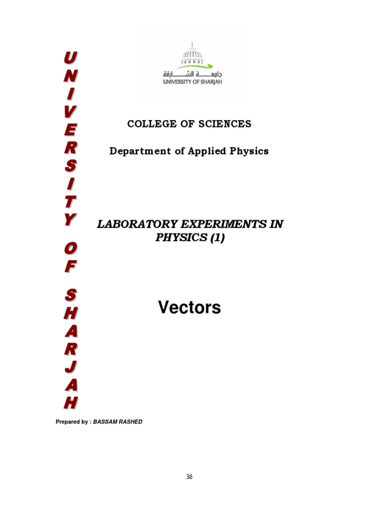 Exp (2) - Vectors (Lab Report) | PDF | Force | Euclidean Vector