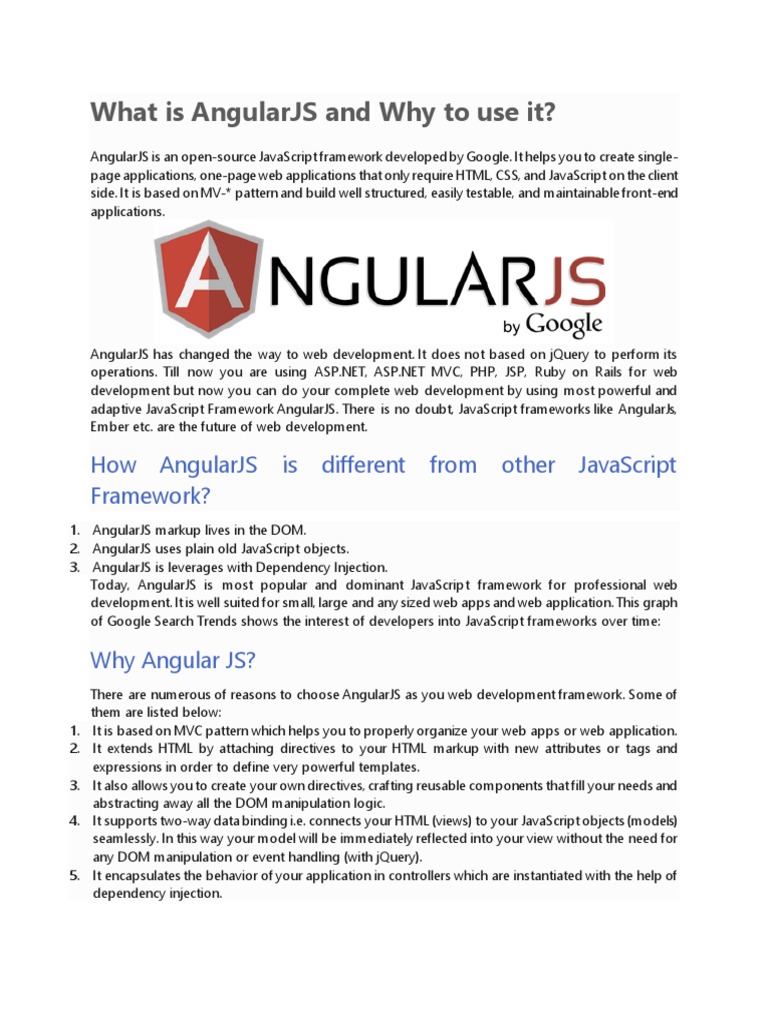 Angularjs Total Angular Js Document Object Model