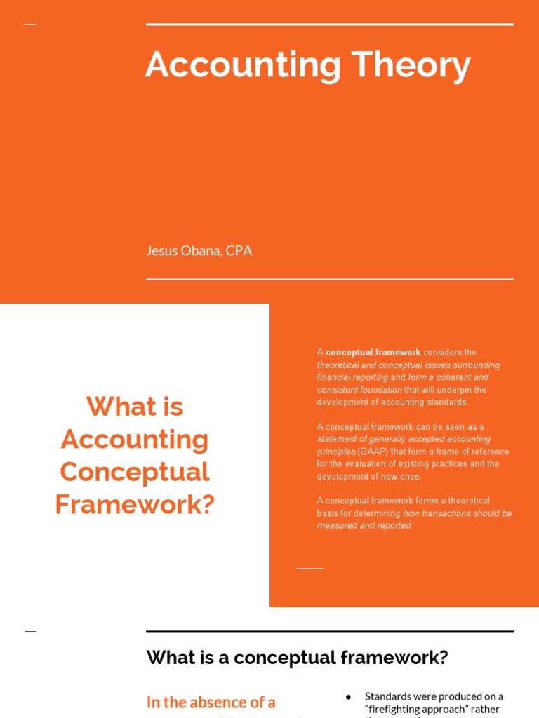 Slide Presentation - Accounting Conceptual Framework PDF | PDF ...
