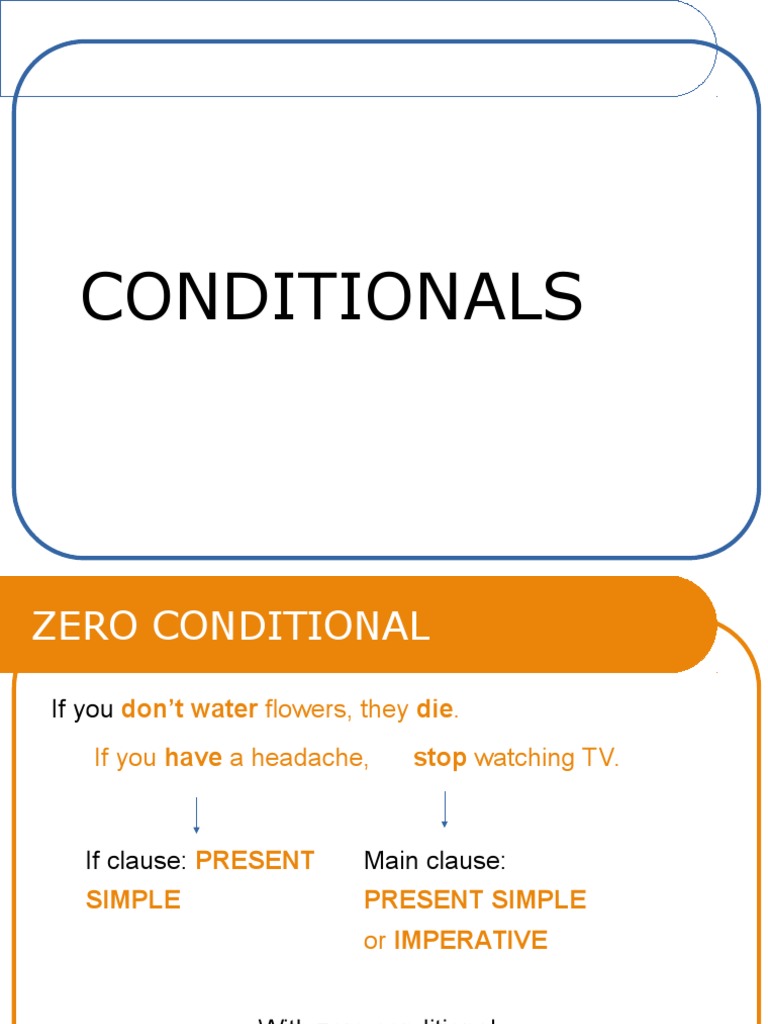 Conditionals | PDF | Onomastics | Language Mechanics