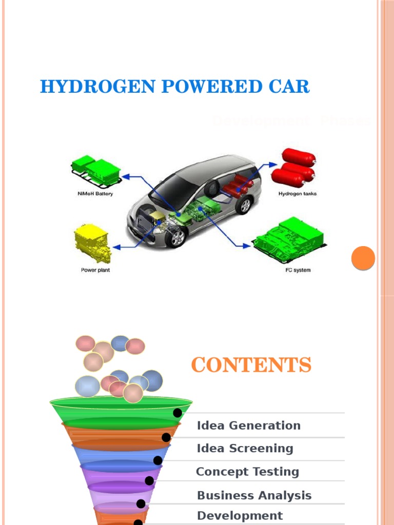 Hydrogen-Powered Car Development Phases | PDF | Computers