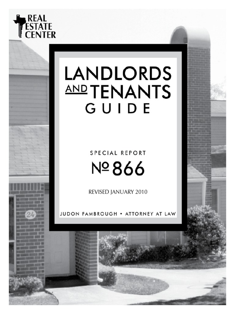 The Landlord-Tenant Guide | Download Free PDF | Leasehold Estate | Landlord