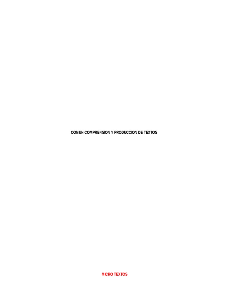 Micro Textos | PDF | Semiótica | Comunicación
