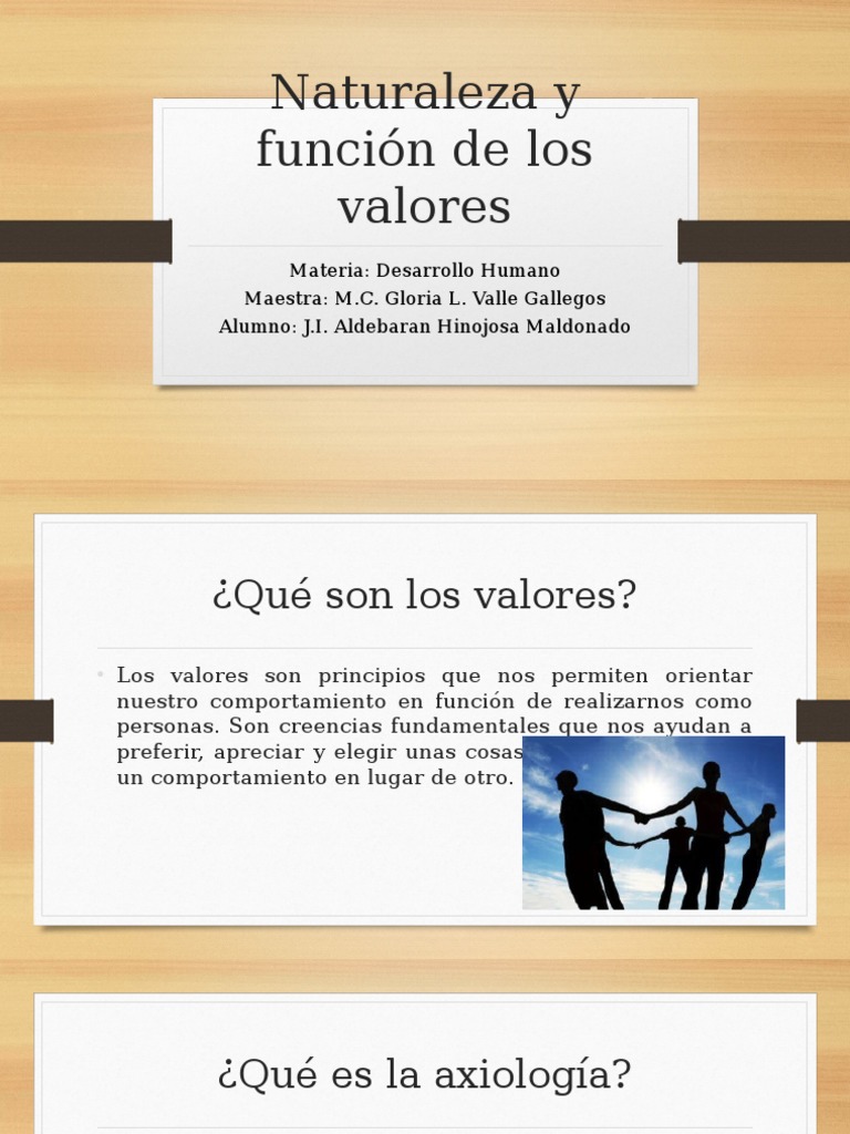Naturaleza y Función de Los Valores | PDF | Axiología | Comportamiento