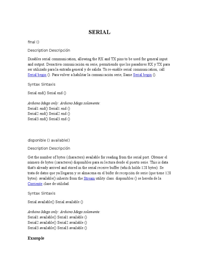 Serial Communication Functions | PDF | Integer (Computer Science) | Byte