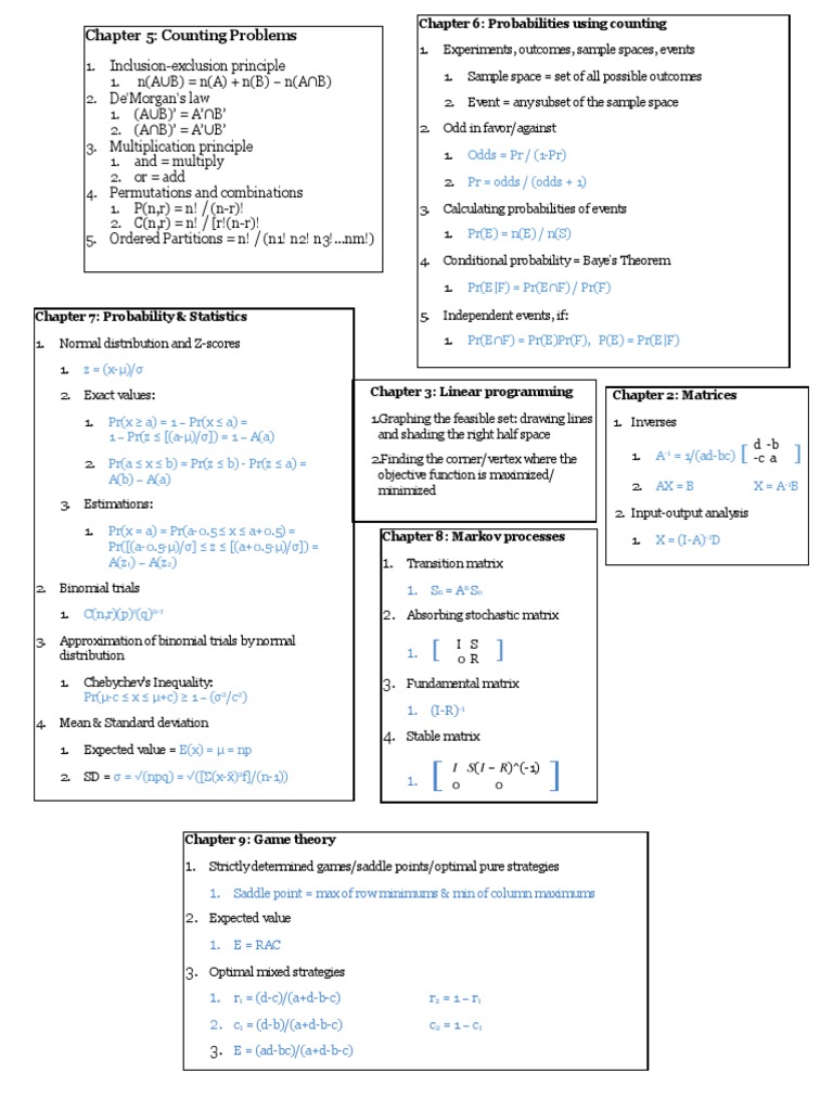 Chapter 5: Counting Problems | PDF
