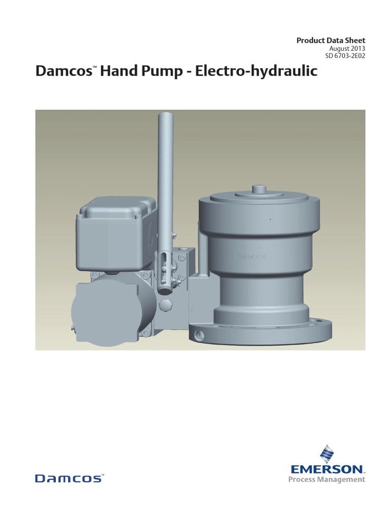 LPU Hand Pump Electrohydraulic | PDF | Pump | Actuator