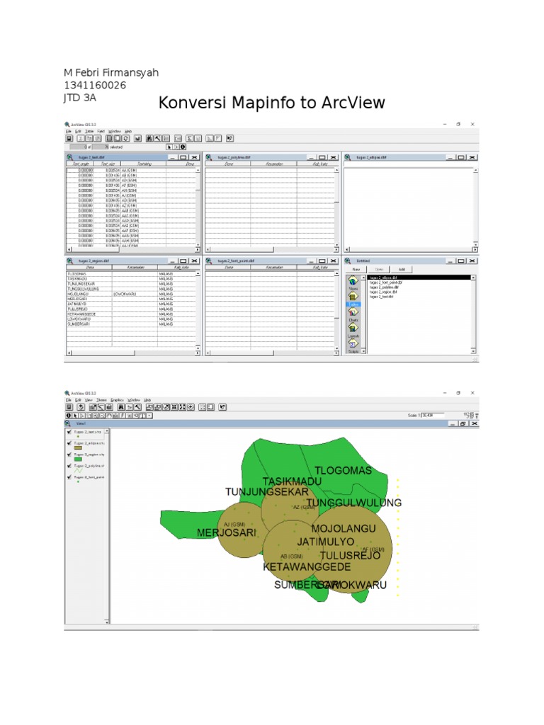 Konversi Mapinfo To ArcView | PDF