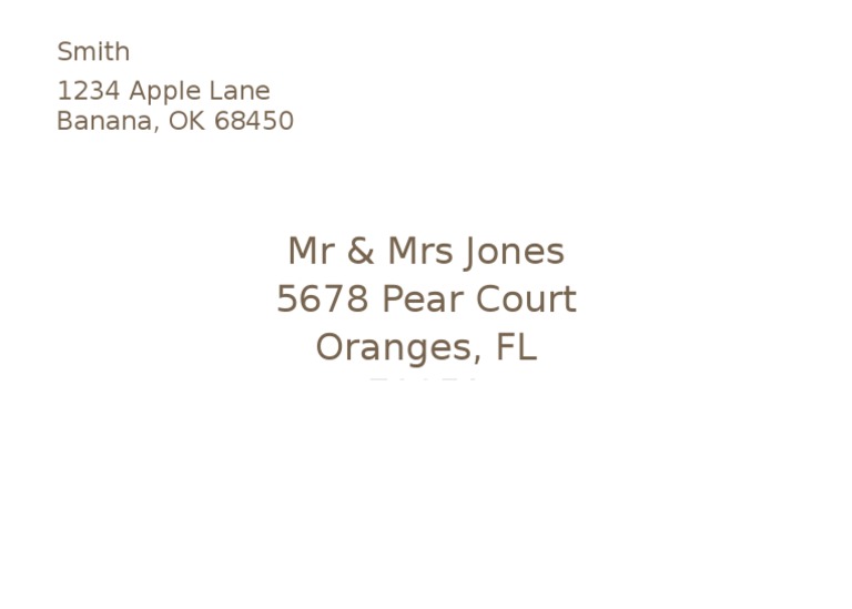 A7 Envelope Template | PDF