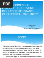 Polarization Index Testing for Insulation | PDF | Insulator ...