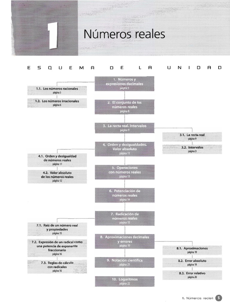 Soluciones Numeros Reales 1BCH PDF | PDF
